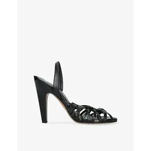 Chloé Estra Leather Heeled Sandals - Black
