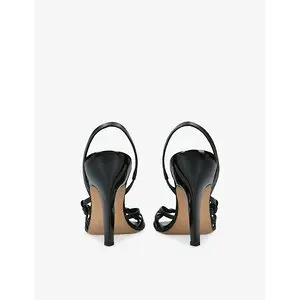 Chloé Estra Leather Heeled Sandals - Black