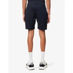ARNE Tailored Chino Cotton-blend Shorts - Navy