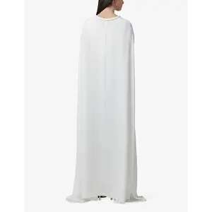 LEEM Cape Braid-embroidered Abaya Dress Set