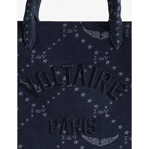 Zadig&Voltaire Branded Denim Tote Bag - Silent