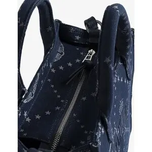 Zadig&Voltaire Branded Denim Tote Bag - Silent