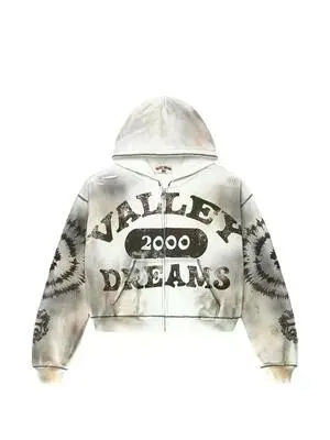 VALE FOREVER Spiral Zip-up Hoodie