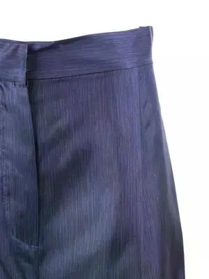 Max Mara Floral-print Silk Trousers