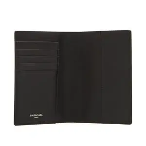 Balenciaga Stamps Passport Holder - Black/multicolor