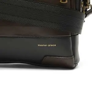 MASTER-PIECE CO Gloss Leather Shoulder Bag - Brown
