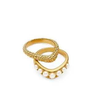 MISSOMA Pearl Baya Stacking Ring Set