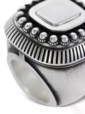 ANN DEMEULEMEESTER Char Wide Ring