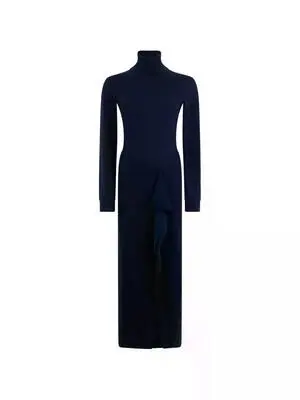 P.a.r.o.s.h Ruffled Roll-neck Maxi Dress