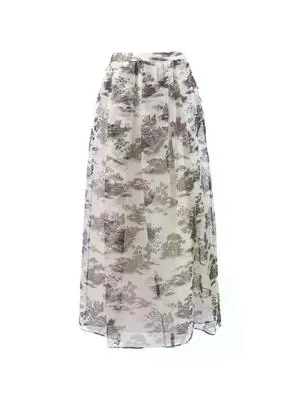 Max Mara Printed Skirt