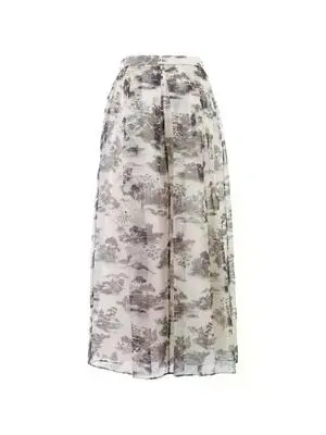 Max Mara Printed Skirt
