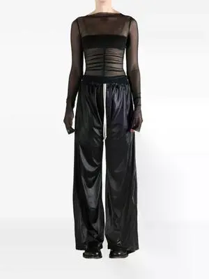 Rick Owens Temple Long-sleeved Bandeau Top - Black