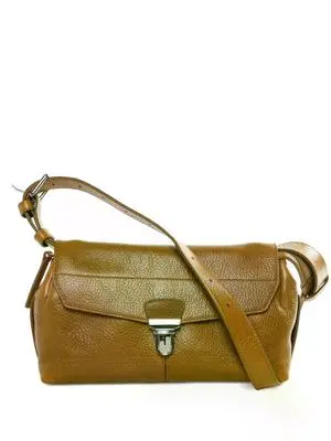 LEMAIRE Small Gear Top-flap Shoulder Bag In Glossy Vegetable-tanned Leather