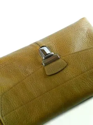 LEMAIRE Small Gear Top-flap Shoulder Bag In Glossy Vegetable-tanned Leather