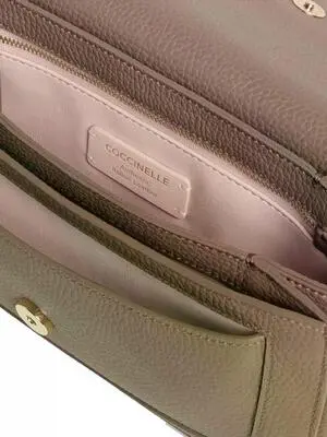 COCCINELLE Logo Hardware Shoulder Bag - Neutrals