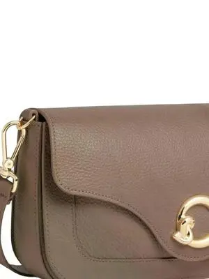 COCCINELLE Logo Hardware Shoulder Bag - Neutrals