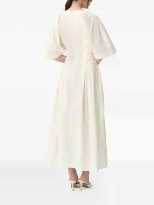 CONCEPTO Breeze V-neck Maxi Dress - Neutrals