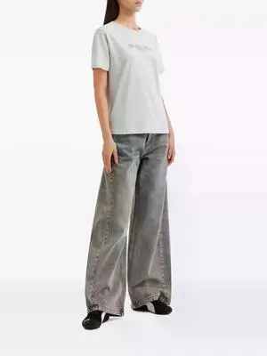 Izzue Logo-print T-shirt - Grey