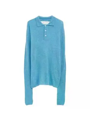 ERL Buttoned Polo Shirt - Blue
