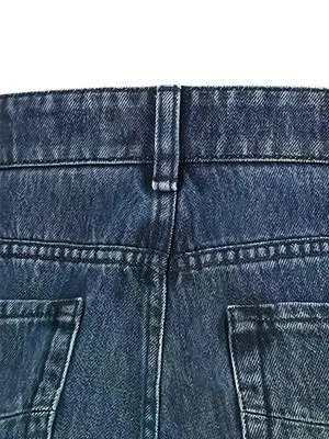 Fendi Logo-patch Denim Shorts