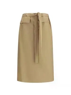 Fabiana Filippi Midi Skirt With Belted Waist