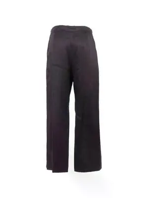 Max Mara Pleated Wide-leg Trousers - Black