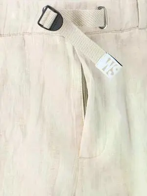 WHITE SAND Belted Trousers - Neutrals