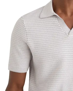 REISS Regular Fit Open Collar Polo Shirt