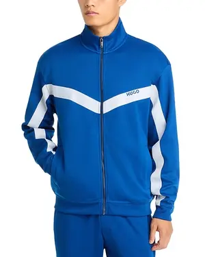 Hugo Darti Relaxed Fit Track Jacket - Open Blue