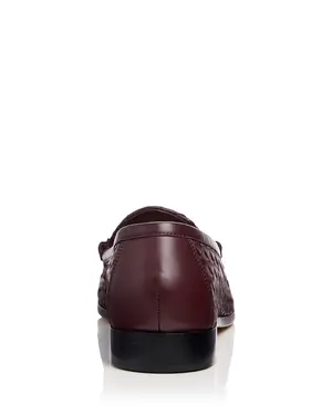 Bottega Veneta Intrecciato Lenzio Loafers - Bordeaux