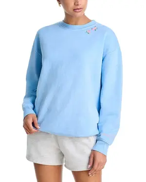 LoveShackFancy Palo Pullover Sweatshirt