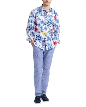 Robert Graham Piccadilly Floral Woven Shirt