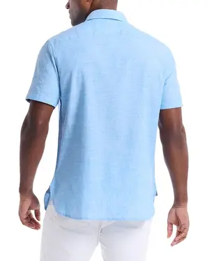 Robert Graham Sutton Textured Woven Shirt - Blue