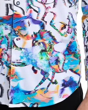 Robert Graham Mane Event Abstract Print Woven Shirt - Multi