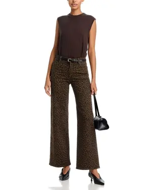 FRAME Le Slim Palazzo Jeans - Leopard