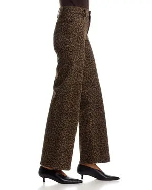 FRAME Le Slim Palazzo Jeans - Leopard