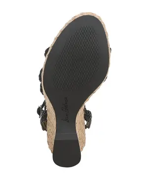 Sam Edelman Mindie Espadrille Sandals - Black
