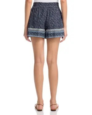 Veronica Beard Vilvaldi Printed Shorts
