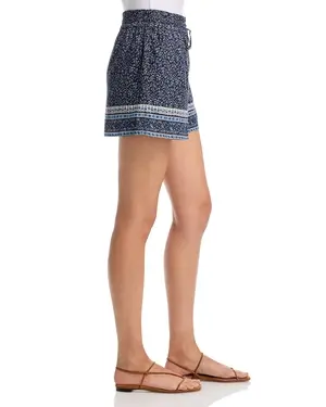 Veronica Beard Vilvaldi Printed Shorts