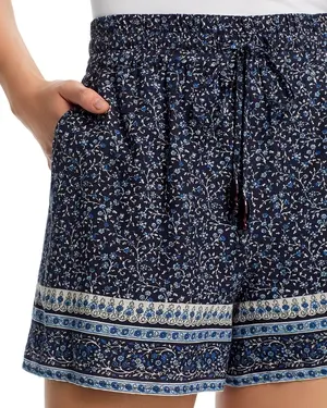 Veronica Beard Vilvaldi Printed Shorts