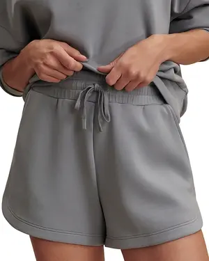 Varley Coulter High Rise Shorts - Wind Blue