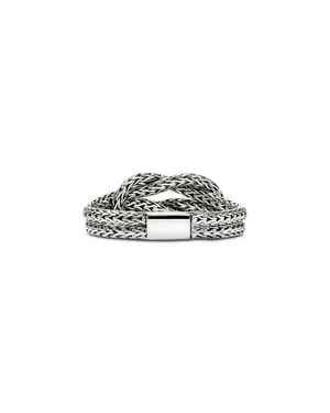 John Hardy Love Knot Woven Ring - Silver