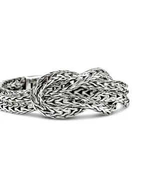 John Hardy Love Knot Woven Ring - Silver