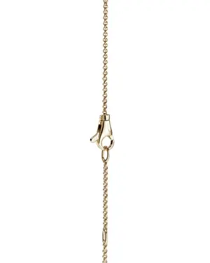 John Hardy 14k Yellow Lab Grown Diamond Solitaire Pendant Necklace - Gold
