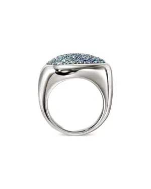 John Hardy Sterling Gemstone Ombre Pebble Ring - Silver