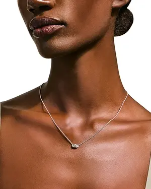 John Hardy Sterling Icon Diamond Pyramid Pendant Necklace - Silver
