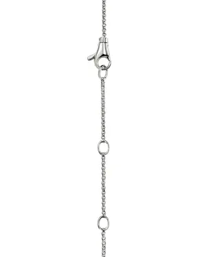 John Hardy Sterling Icon Diamond Pyramid Pendant Necklace - Silver
