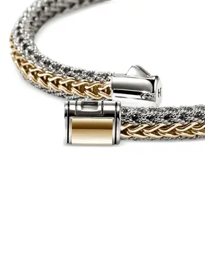 John Hardy Icon Reversible Woven Bracelet - Silver