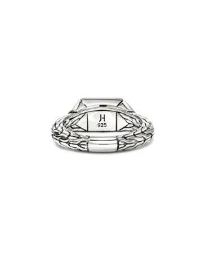 John Hardy Sterling & 14k Yellow Gold Icon Stud Ring