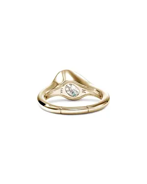 John Hardy 14k Yellow Lovestruck Lab Grown Diamond Oval Solitaire Ring - Gold
